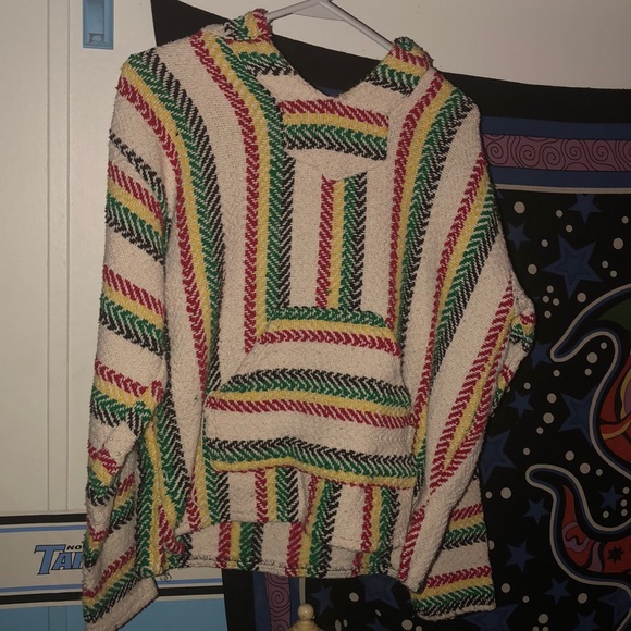 Jackets & Coats | Drug Rug Hoodie Baja Jacket Been Wore Three Times ...